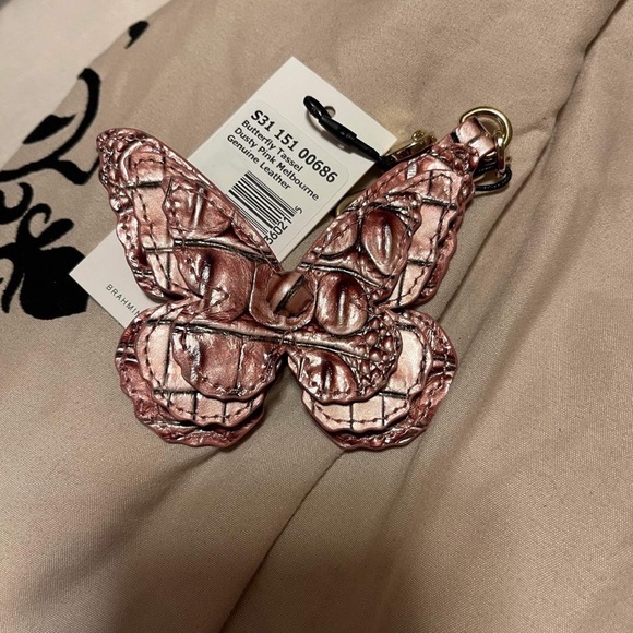 Brahmin | Accessories | Brahmin Butterfly Tassel Dusty Pink | Poshmark